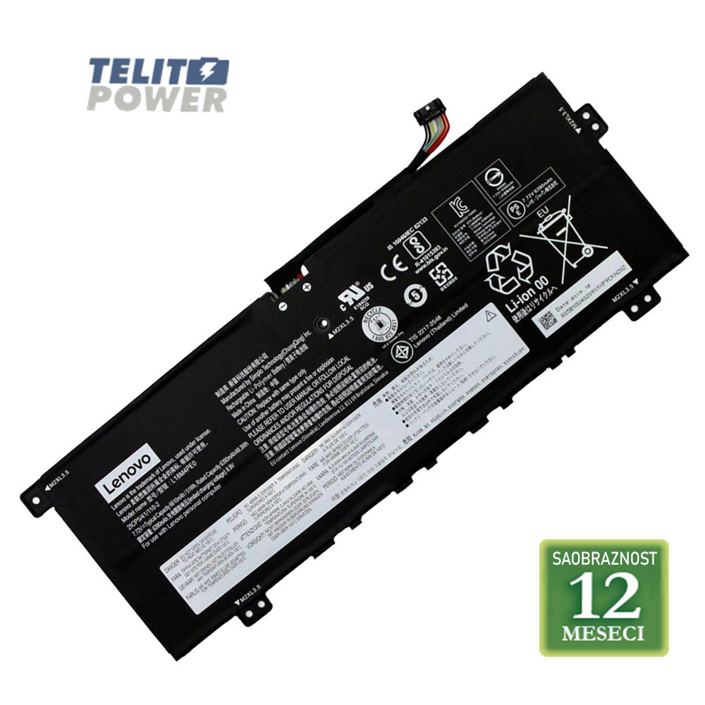 Baterija za laptop LENOVO Yoga C740-14 / L18M4PE0 7.72V / 7.74V 51Wh / 6610mAh