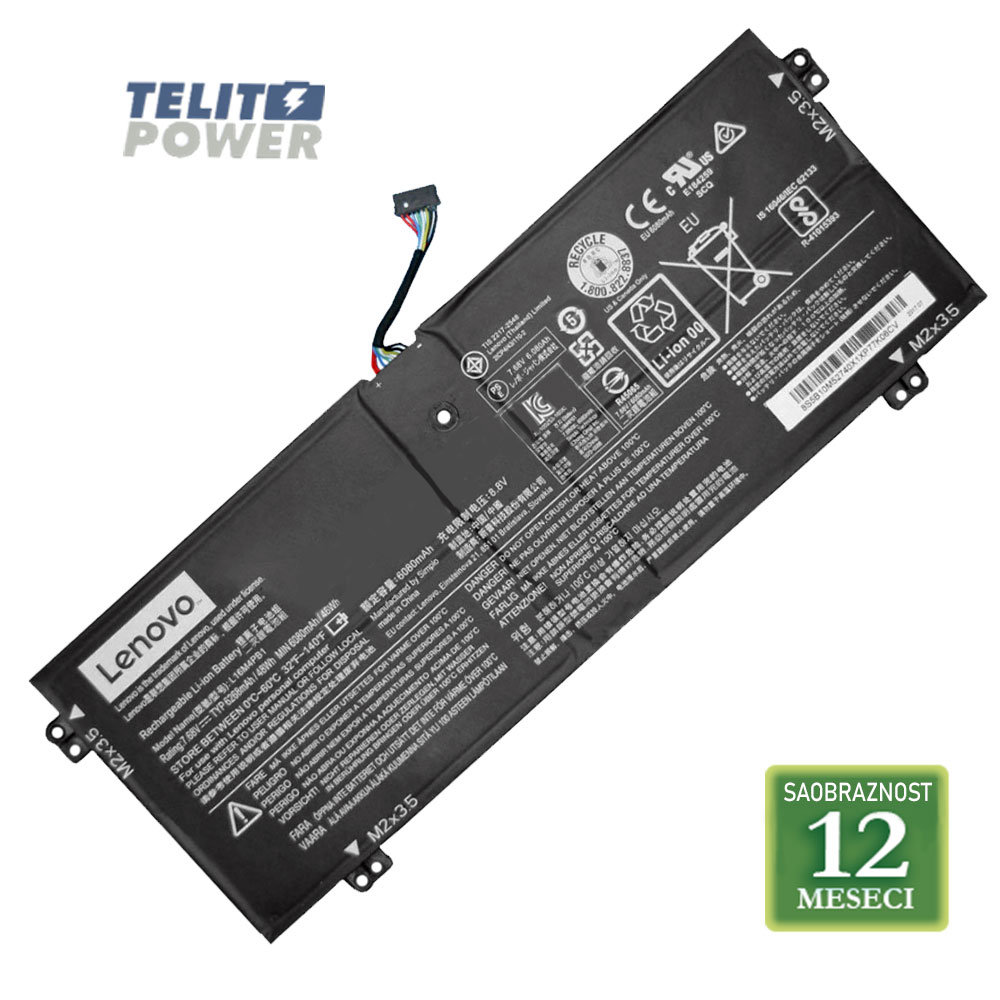 Baterija za laptop LENOVO Yoga 730 / L16M4PB1 7.68V 48Wh / 6268mAh