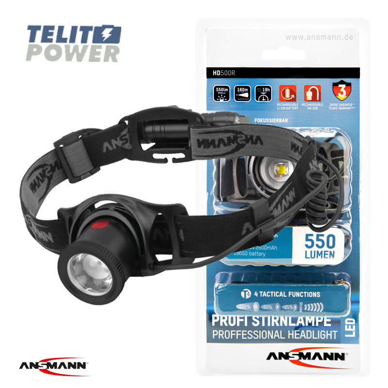 ANSMANN HD500R LED HEADLIGHT punjiva