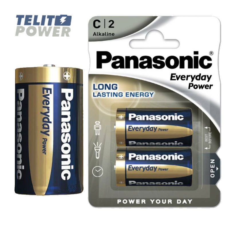 Alkalna baterija 1.5V Everyday Power - C Panasonic BL2