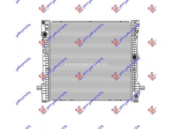 HLADNJAK MOTORA 3.0 BENZIN - 2.0/3.0 DIZEL (615x588) BMW X3 (G01) 17-21