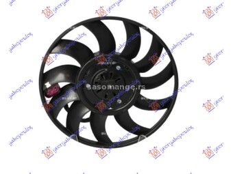 VENTILATOR (MOTOR+ELISA) (390mm) (4 PIN) AUDI A8 13-17