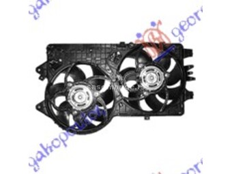 VENTILATOR (DUPLI) KOMPLET (1.9 JTD) (+AC) FIAT PUNTO EVO 09-12