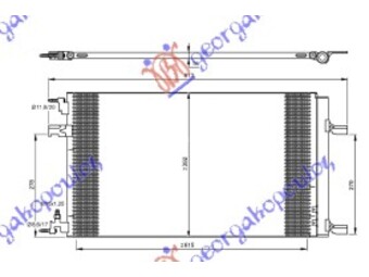 HLADNJAK KLIME BENZIN/DIZEL (625x380x16) CHEVROLET CRUZE 09-13