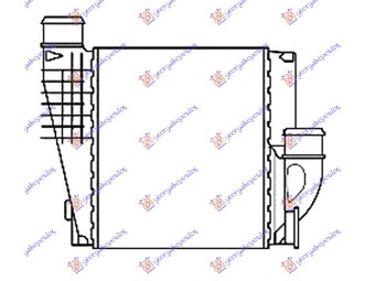 HLADNJAK INTERKULERA BENZIN/DIZEL (215x248x50) CITROEN BERLINGO VAN 19-