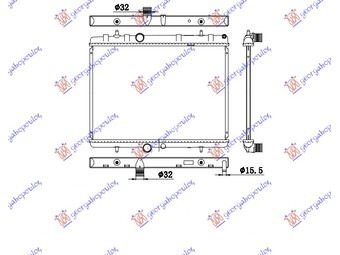 HLADNJAK MOTORA BENZIN/DIZEL (38x55x2.6) DS DS4/DS4 CROSSBACK 15-21