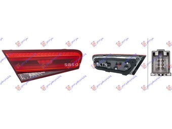 STOP LAMPA SPOLJASNJA LED DYNAMIC (HELLA) AUDI A3 3D/SPORTBACK 16-20