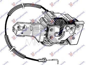 BRAVA PREDNJIH VRATA (CENTRALNO ZAKLJUCAVANJE) (5 PIN) ALFA ROMEO MITO 08-