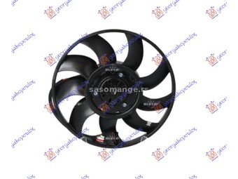 VENTILATOR (MOTOR+ELISA) (390mm) (4 PIN) AUDI A8 13-17