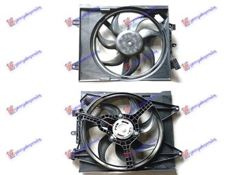 VENTILATOR KOMPLET (BENZIN-DIZEL) (+AC) FIAT 500 15-