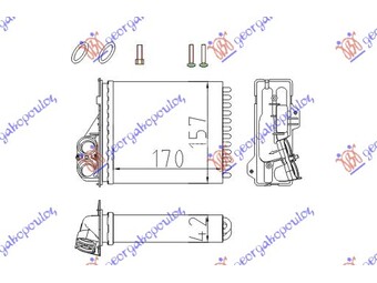 GREJAC KABINE (B) (132x185) DACIA LOGAN-MCV 12-16