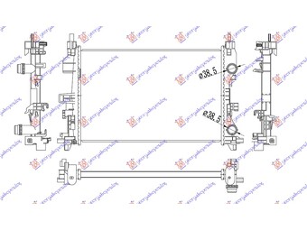 HLADNJAK MOTORA 2.4 BENZIN (AUTO) (608x398) JEEP RENEGADE 14-18