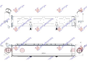 HLADNJAK INTERKULERA 1.0 T-GDI BENZIN - 1.6 CRDi DIZEL (600x105x90) HYUNDAI i30 FASTBACK 17-20