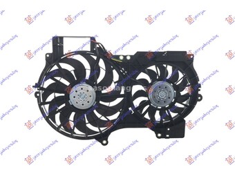 VENTILATOR (DUPLI) KOMPLET (BENZIN-DIZEL) AUDI A6 08-10