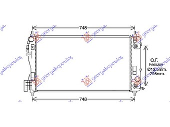 HLADNJAK MOTORA 2.0 TURBO BENZIN (AUTOMATSKI) 11- (680x388) OPEL INSIGNIA 08-13