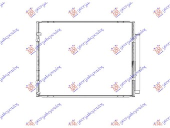 HLADNJAK KLIME (RX350) 3.5 BENZIN (AUTOMATSKI) (695x510) LEXUS RX 330/350/400 03-09