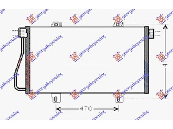 HLADNJAK KLIME 1.9/2.5 DCI DIZEL (730x378x16) 02-03 RENAULT MASTER/MASCOTT 98-09