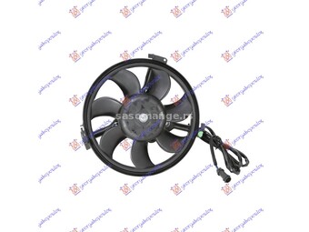 VENTILATOR HLADNJAKA (MOTOR+ELISA+NOSAC) (280mm) (OKRUGLI KONEKTOR) VW PASSAT 97-00