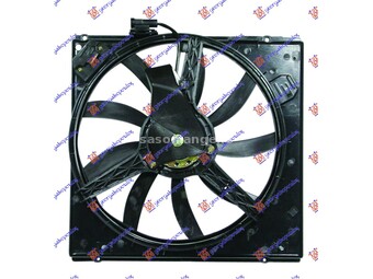 VENTILATOR HLADNJAKA KOMPLET (BENZIN) (+AC) RENAULT TWINGO 92-98