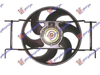 VENTILATOR KOMPLET (BENZIN) (-AC) CITROEN ZX 94-97