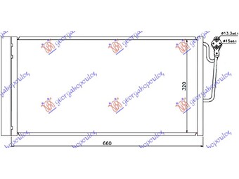 HLADNJAK KLIME BENZIN/DIZEL (63x34) MINI COOPER/ONE (R56) 06-11