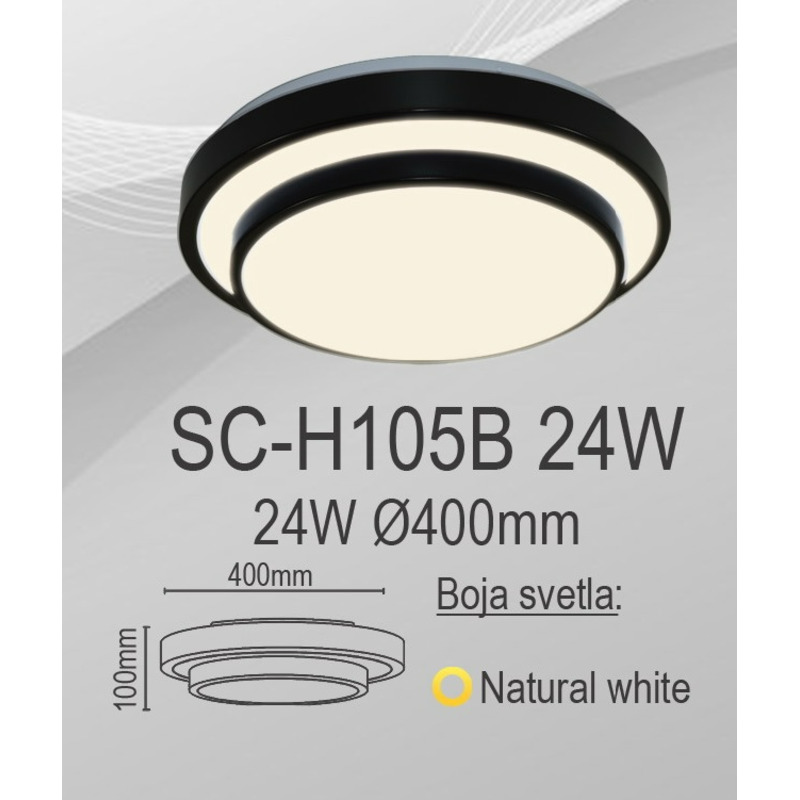 SC-H105B PLAFONJERA 24W 4000K XENON LIGHT