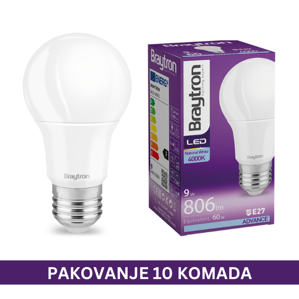 Led sijalica 9W E27 – pakovanje 10 komada