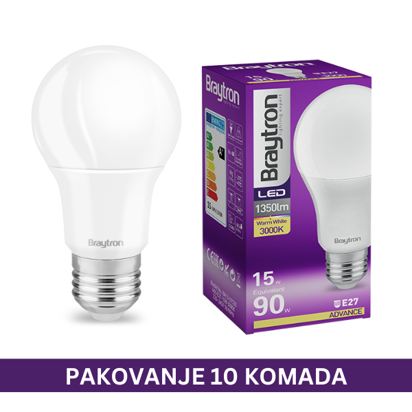 Led sijalica 15W E27 – pakovanje 10 komada