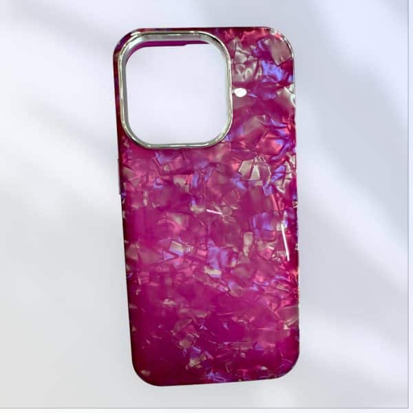 Maska Hard Case Mosaic za iPhone 15 pro pink