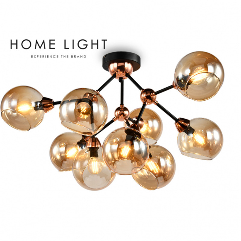 VESTA 603 LUSTER 9*E27 MESING/CRNA HOME LIGHT