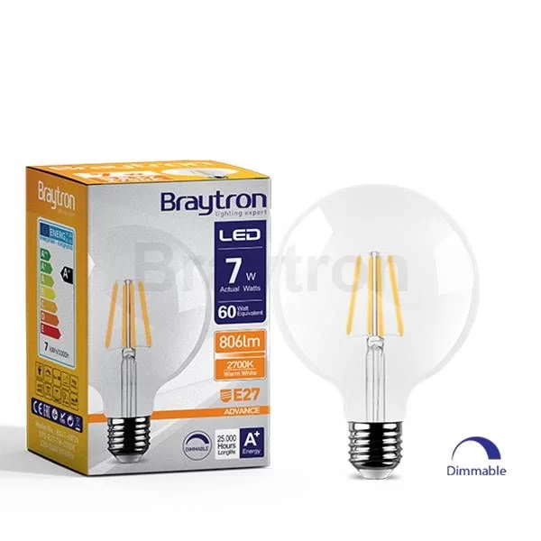 BA41-60720 BRY Led sijalica7W E27 G95 DIM 2700K