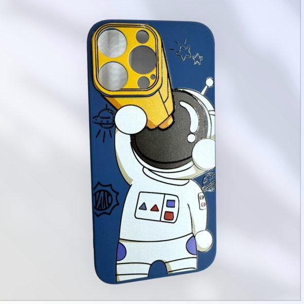 Maska astronaut print za iPhone 13 pro plava