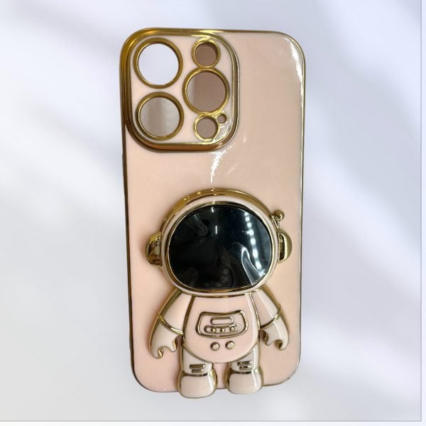 Maska astronaut stand za iPhone 14 pro roze