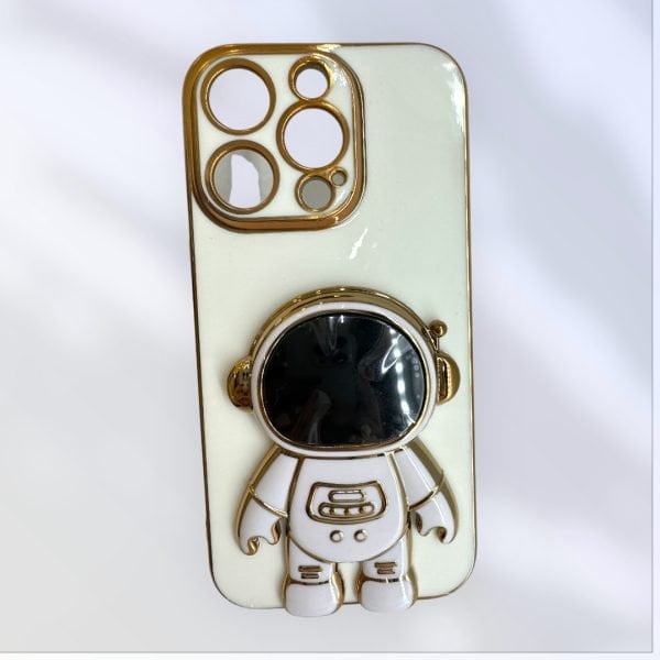 Maska astronaut stand za iPhone 14 pro bela