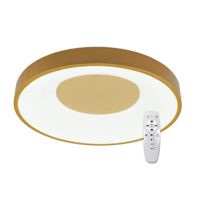 M205464 2x36W LED PLAFONJERA ZLATNA DALJINSKI MITEA LIGHTING