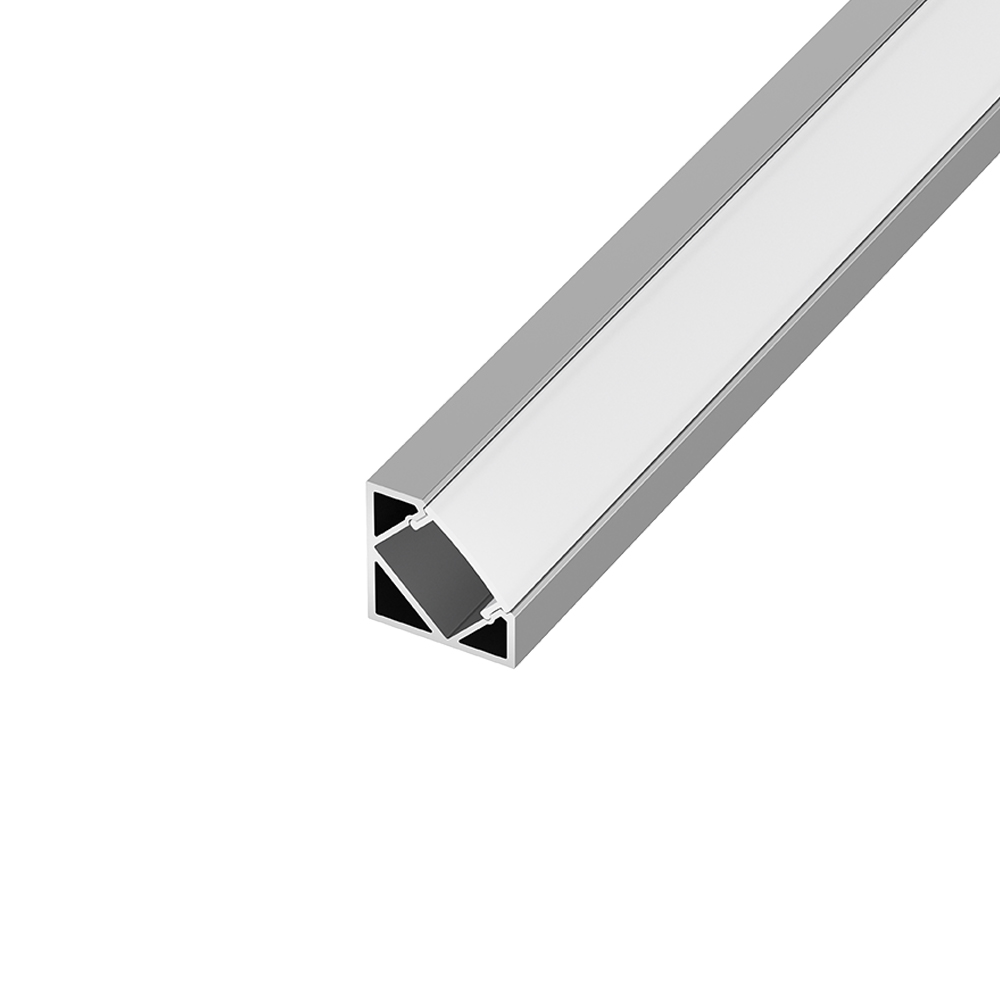 Aluminijumski profil za LED trake sa difuzorom – ugaoni