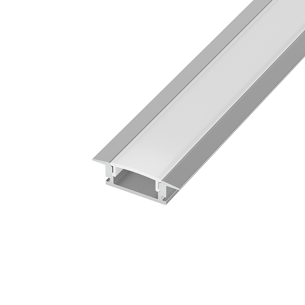 Aluminijumski profil za LED trake sa difuzorom – ugradni