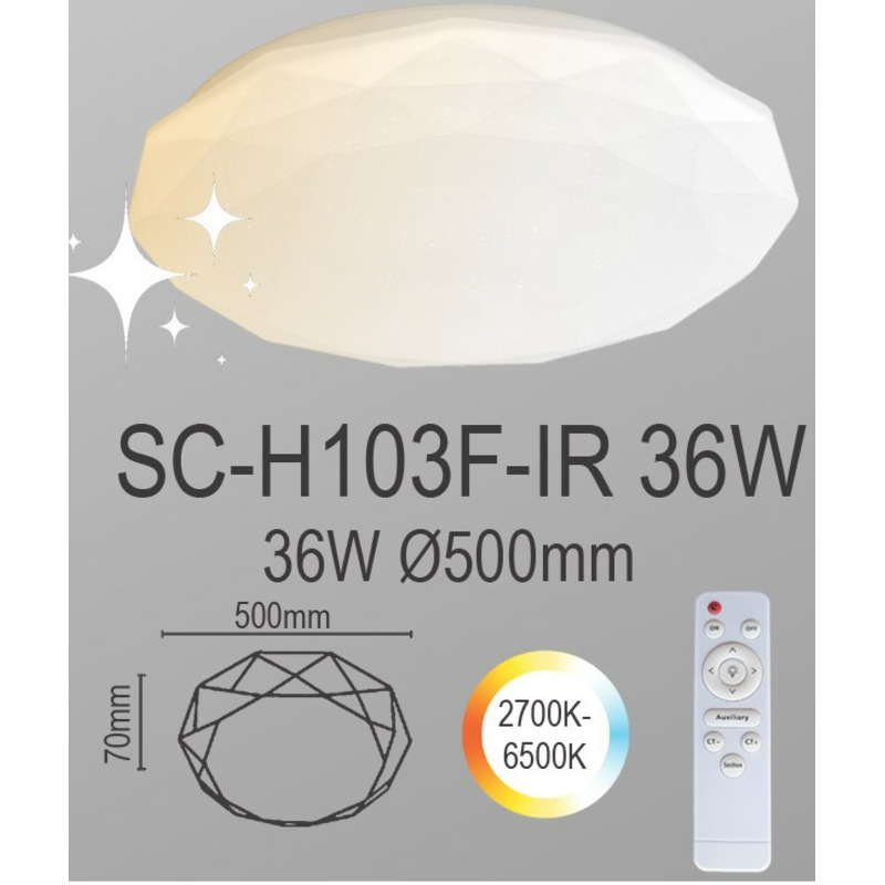 SC-H103F-IR PLAFONJERA 36W DIJAMANT XENON LIGHT