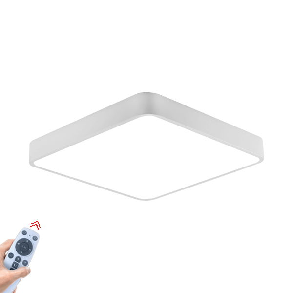 BRY-BLADE-SS-KVADRATNA-BELA-45W-LED PLAFONJERA SA DALJINSKOM KOMANDOM