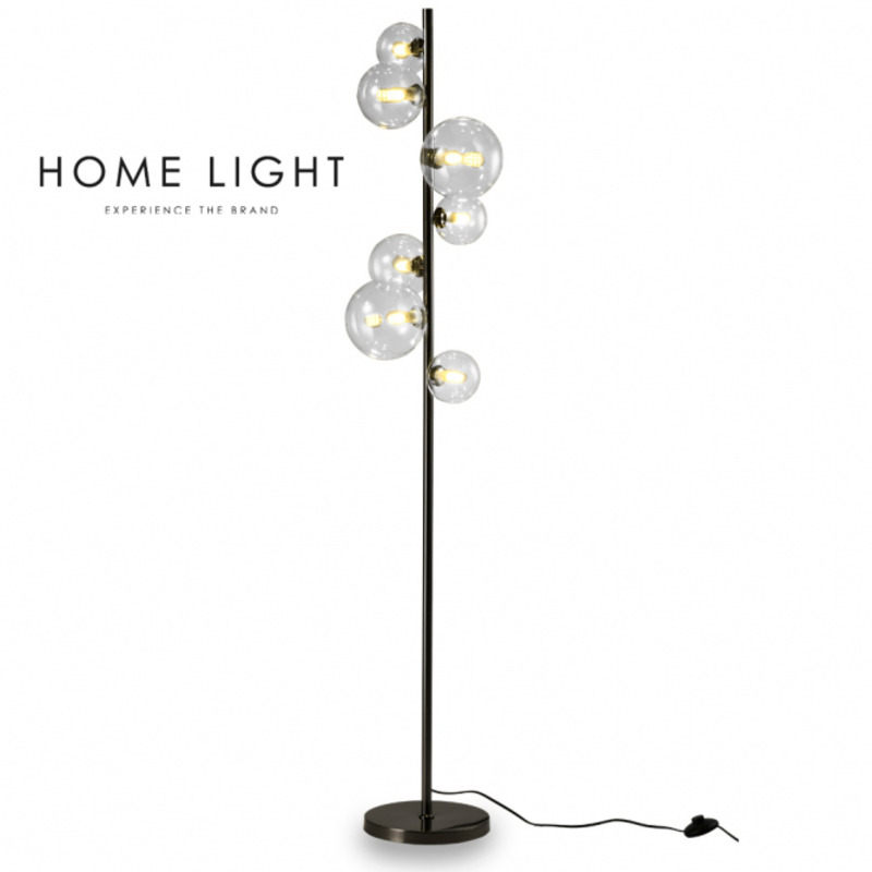 VESTA 601 PODNA LAMPA 7*G9 CRNA BB LINK