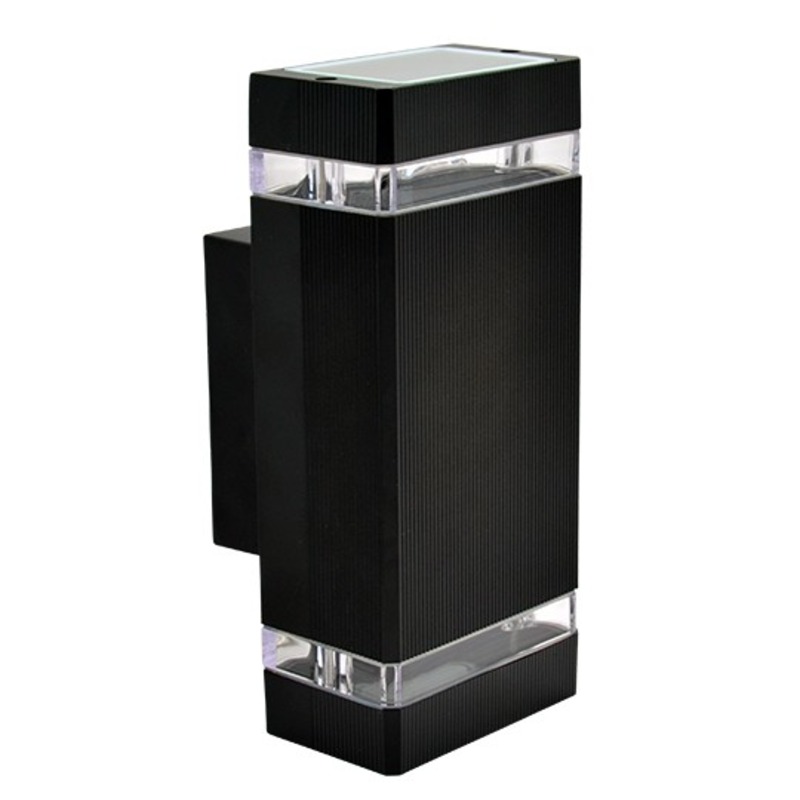 LS2048 CRNA BAŠTENSKA ZIDNA LAMPA