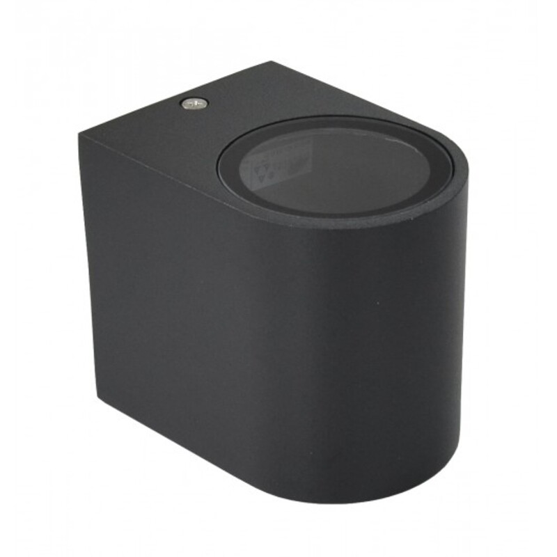 M952011 C CRNA 1xGU10 BAŠTENSKA ZIDNA LAMPA MITEA LIGHTING