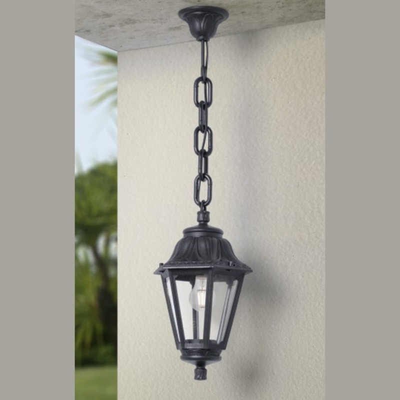 SICHEM/ANNA CRNA VISEĆA LAMPA IP55 1xE27 FUMAGALLI