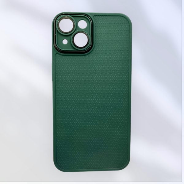 Maska Textured za iPhone 14 zelena