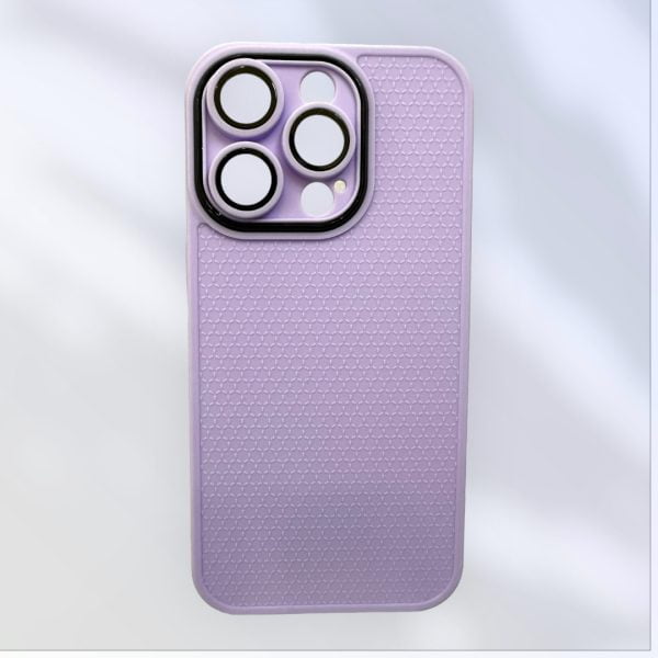 Maska Textured za iPhone 14 pro max svetloljubicasta