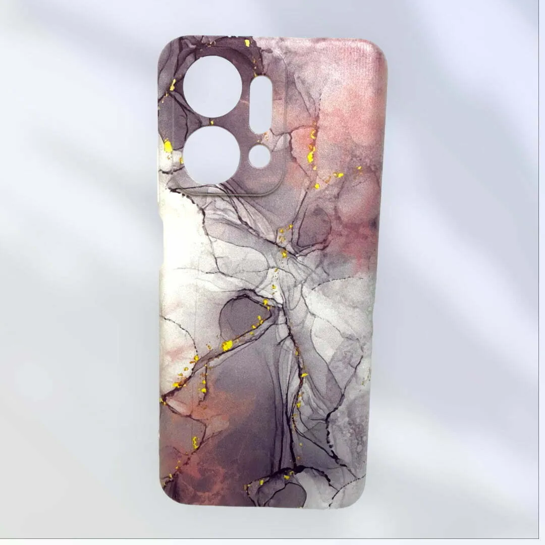 Maska Print za Honor X7a pink marble