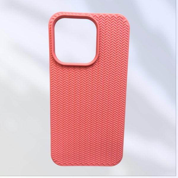 Maska Knitted za iPhone 14 pro max roze