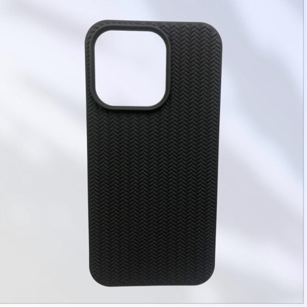 Maska Knitted za iPhone 14 pro max crna