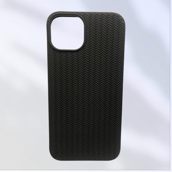 Maska Knitted za iPhone 14 crna