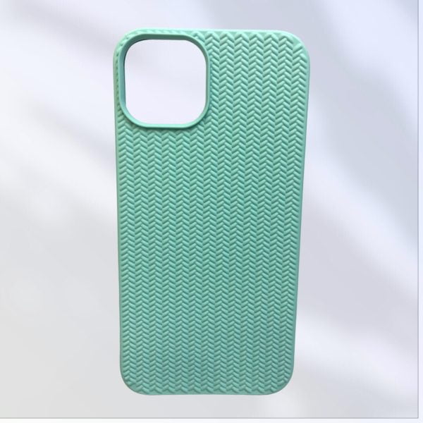 Maska Knitted za iPhone 14 mint